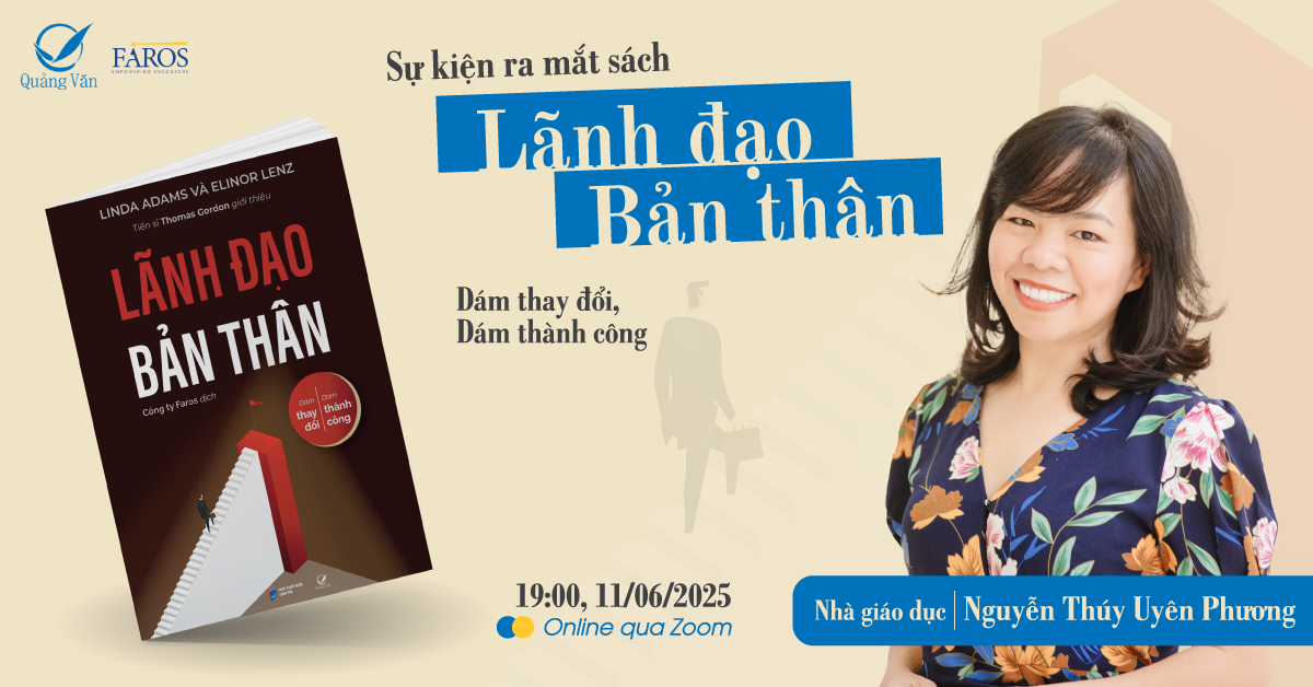 Quảng Văn tổ chức talkshow ra mắt sách "Lãnh đạo bản thân" Dám thay đổi, dám thành công | Quảng Văn